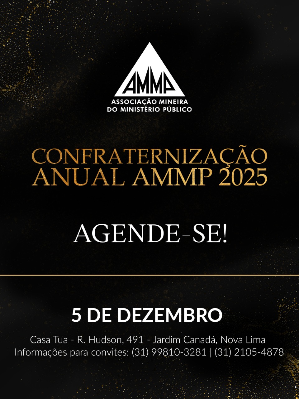 Agende-se! Confraternização de fim de ano AMMP 2025! - AMMP